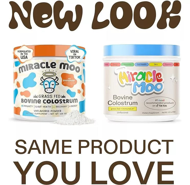 Miracle Moo calostro bovino 108gr – My Healthy Store Peru