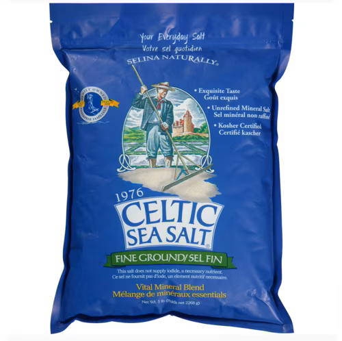 Selina Naturally Celtic sea salt sal celta fina 1 lb 453gr – My Healthy ...